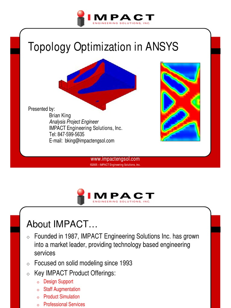 Topology Optimization In Ansys Download Free Pdf Mathematical