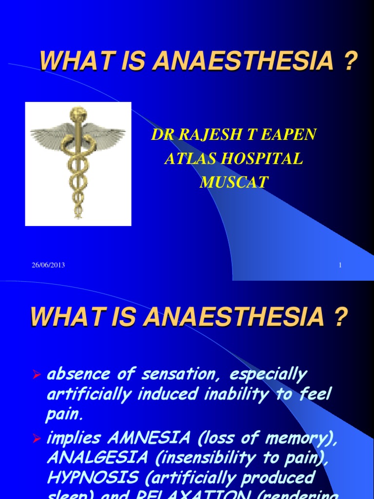 The Comprehensive Role of the Anesthesiologist: Managing Patient ...
