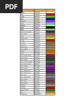 Códigos de Colores HTML | PDF