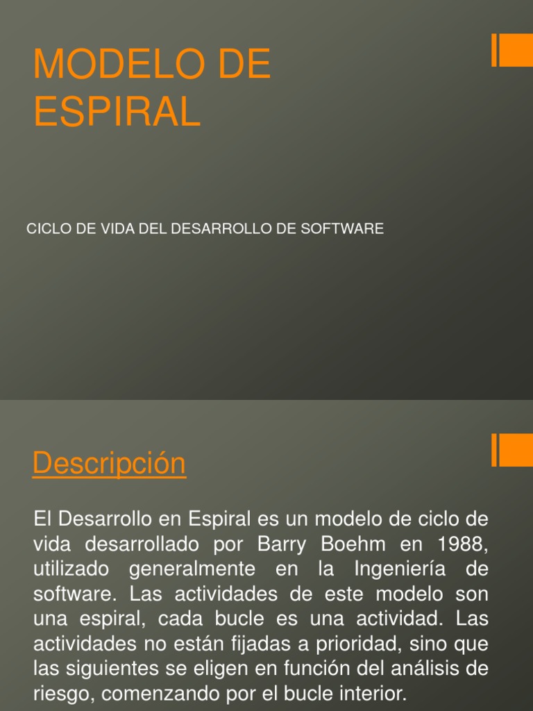Desarrollo en Espiral: Modelo y Ventajas | PDF | Proceso de desarrollo ...