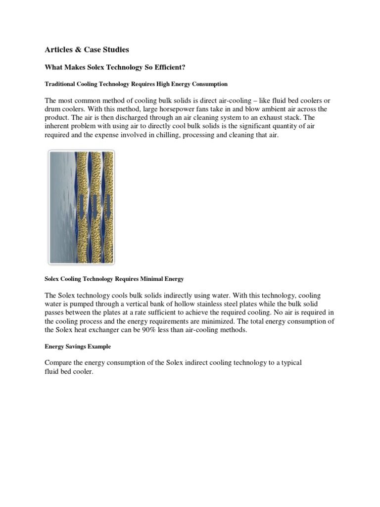 Efficiency of Solex Tech | PDF | Heat Exchanger | Kilowatt Hour