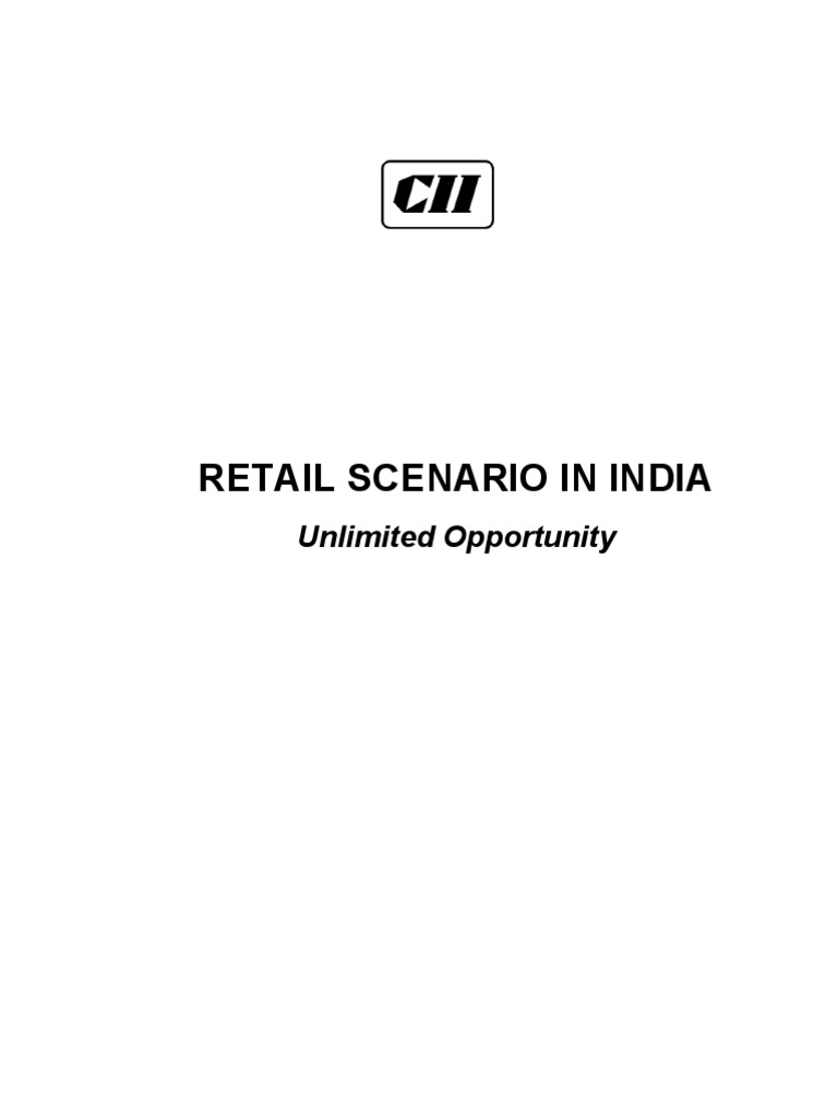 Retail Scenario in India | PDF | Supermarket | Retail