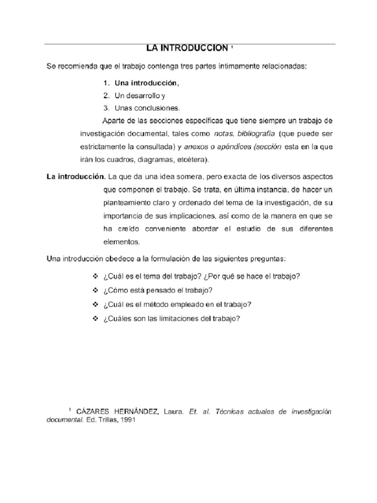 Cómo Redactar La Introducción | PDF