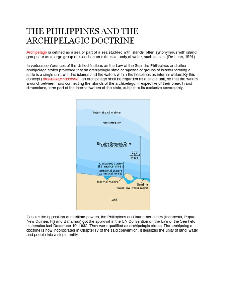 Magallona vs. Ermita and Archipelagic Doctrine | Territorial Waters ...