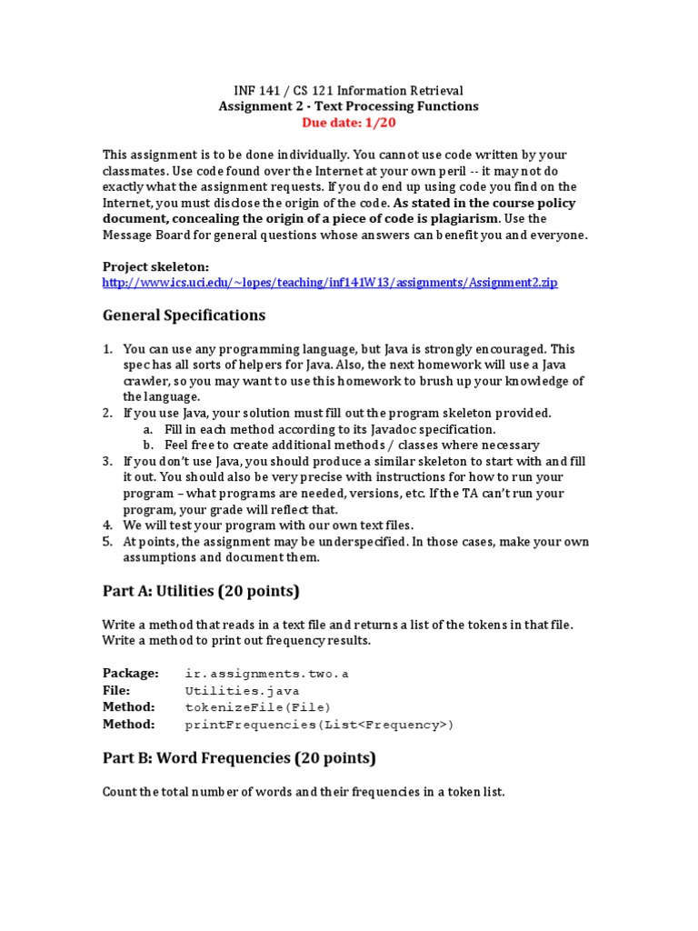 Assignment 2 | PDF | Time Complexity | Java (Programming Language)