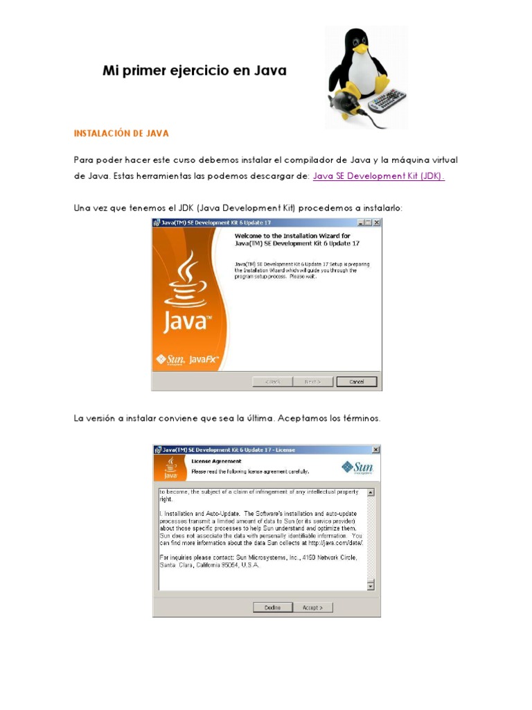 Mi Primer Ejercicio en Java | PDF | Eclipse (software) | Java (lenguaje de programación)