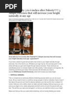 6FT6 Method 1 | PDF | Growth Hormone | Cartilage