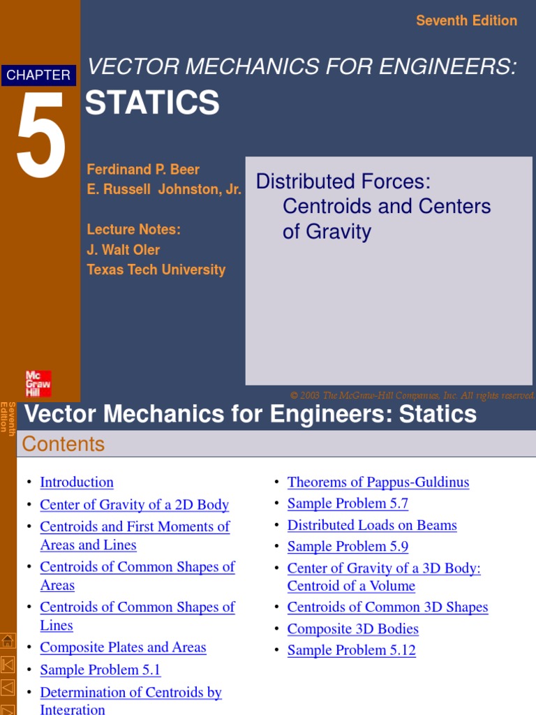 Statics: Vector Mechanics For Engineers | PDF | Teaching Methods & Materials