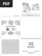 5040 Singer Manual (5050C) | PDF | Sewing Machine | Sewing