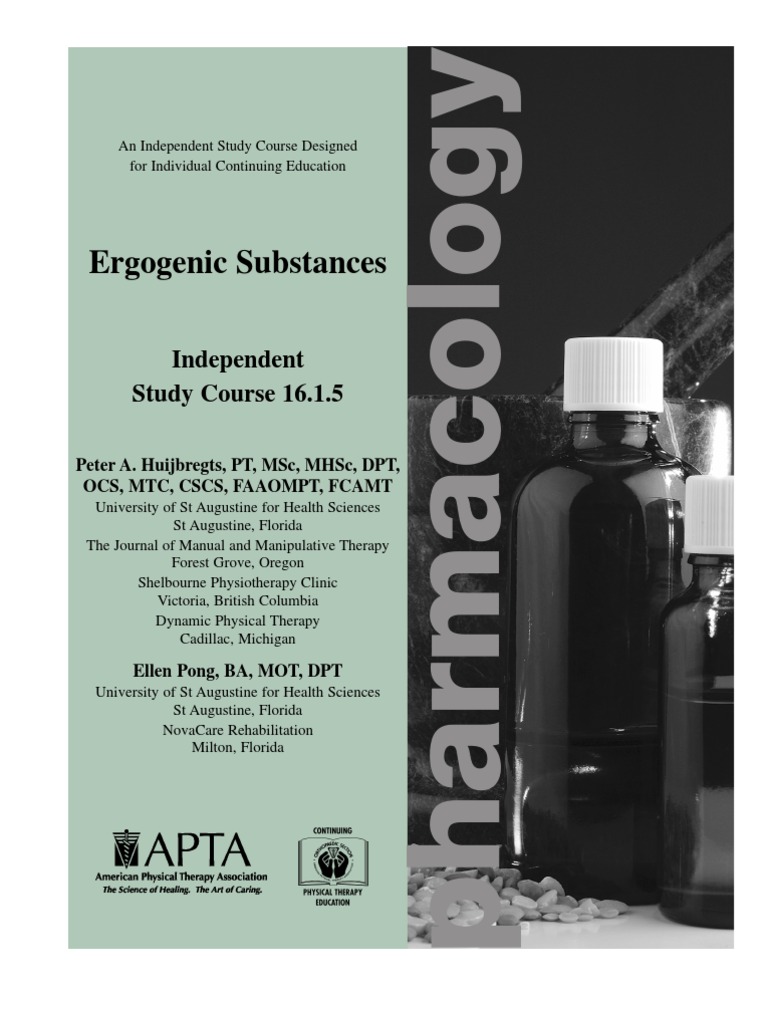 Ergogenic Substances: A Monograph | PDF | Testosterone | Doping In Sport