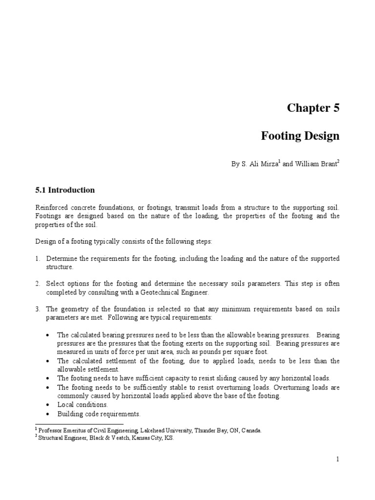 Design of Rec Footing | PDF | Technology & Engineering