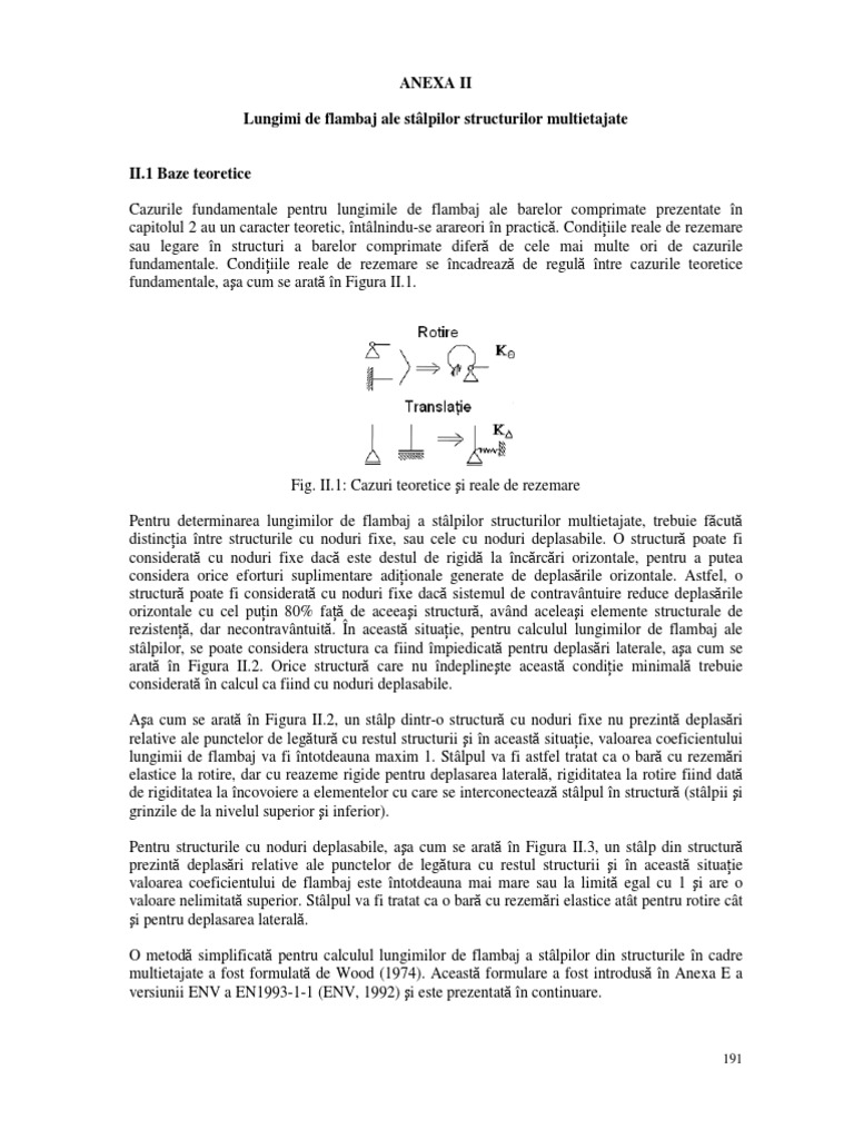 Lungimi de Flambaj Ale Stalpilor | PDF