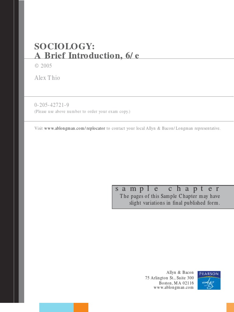 Alex Thio | PDF | Deviance (Sociology) | Rape