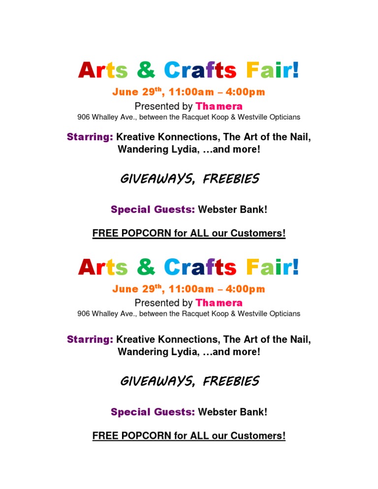 Arts Crafts Flyer | PDF