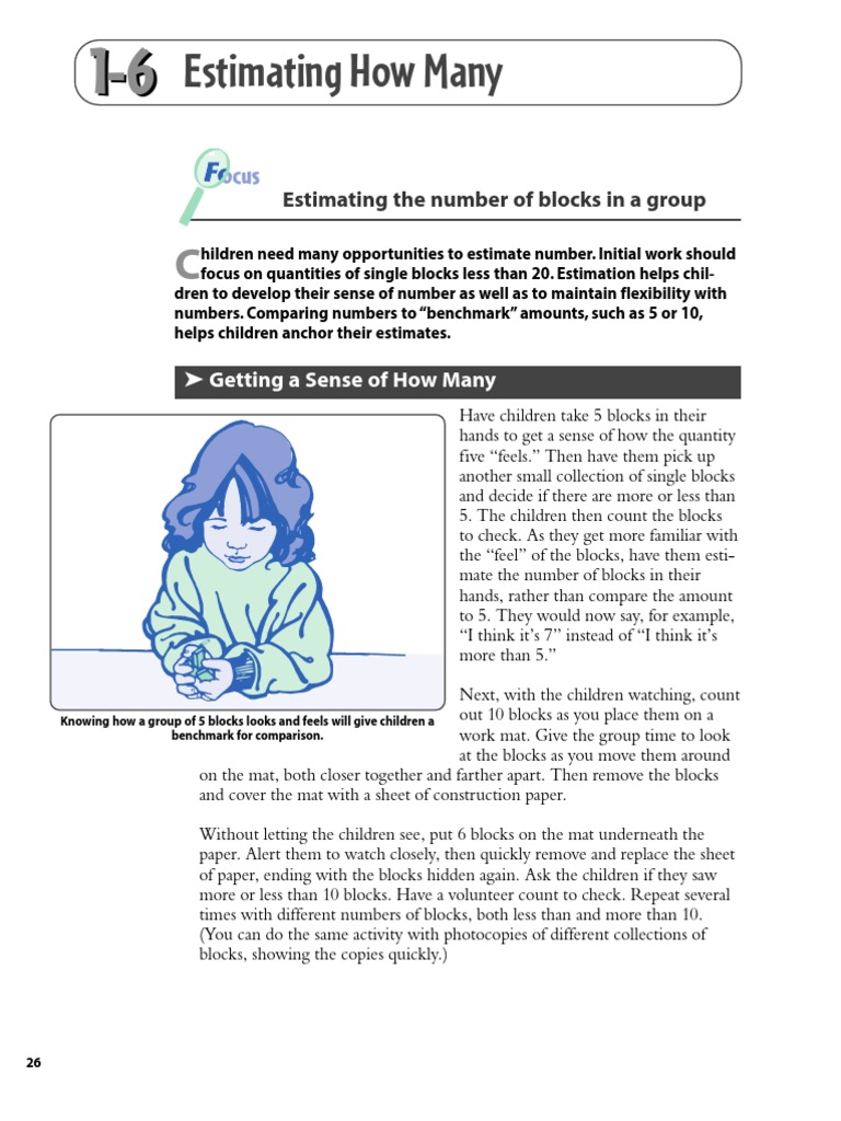 Estimating How Many | PDF | Cognition | Learning