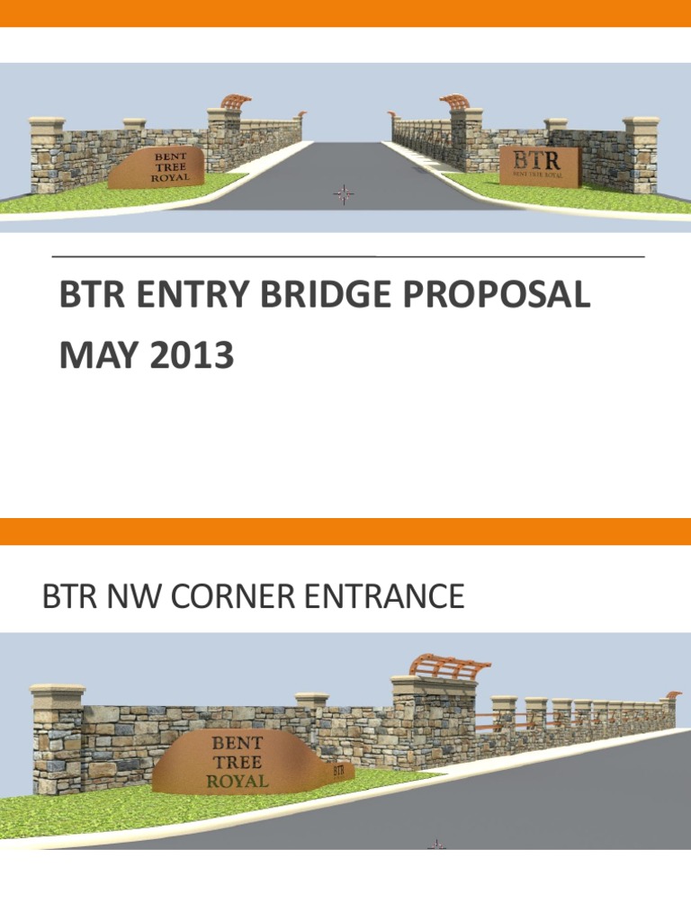 BTR Entry Bridge Proposal Overview | PDF