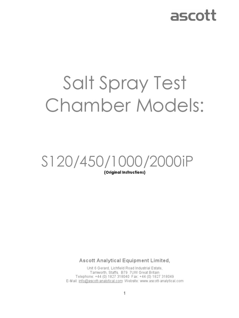 Ascott Manual S Ip Range | PDF | Nature