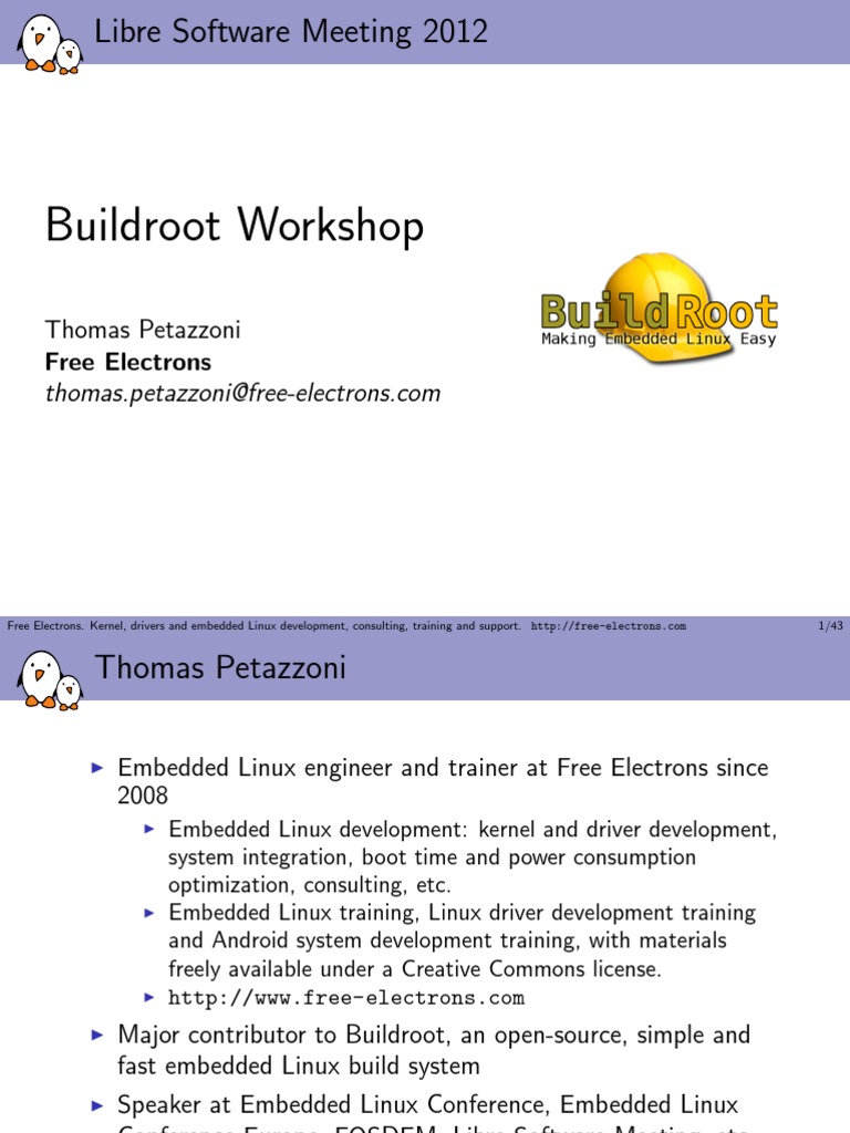 Buildroot Workshop | PDF | Linux | Embedded System