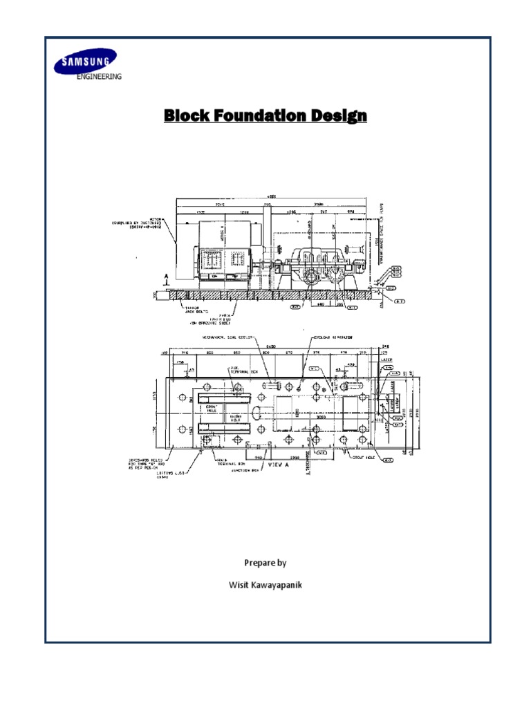Block Foundation | PDF | Normal Mode | Oscillation