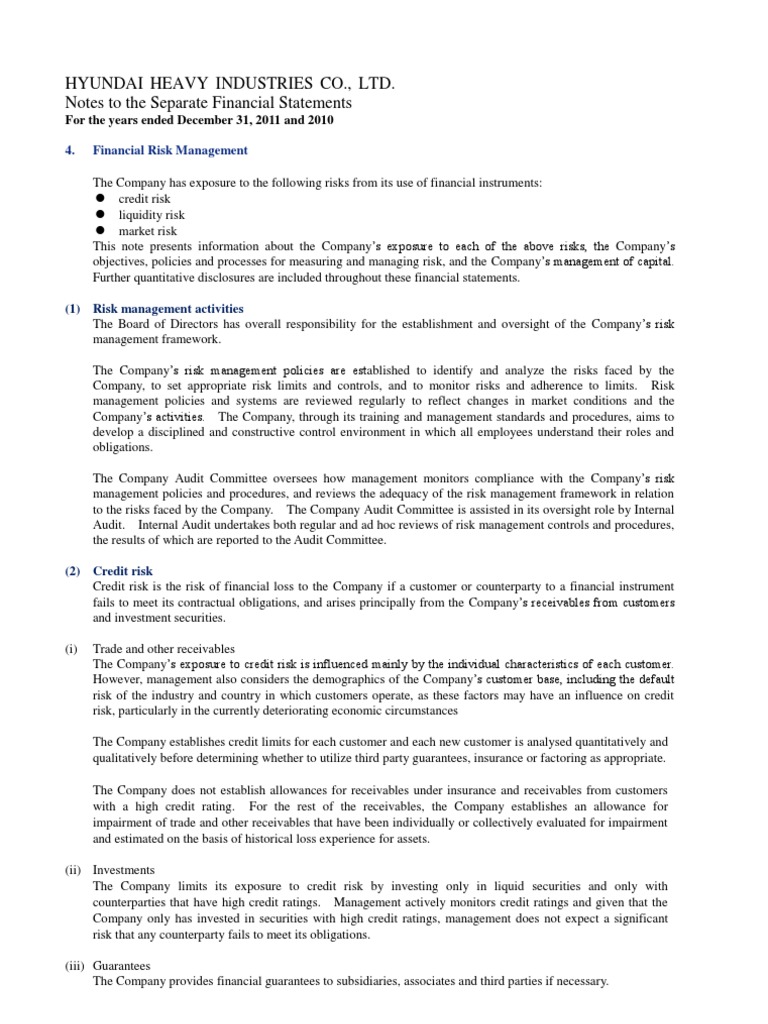 4 Financial Risk Management Pdf Hedge Finance Credit Risk