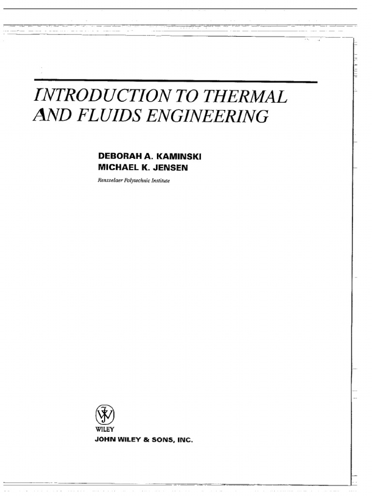 Thermal and Fluids Engineering | PDF