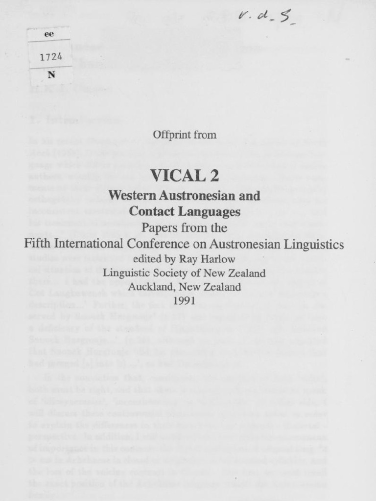 Aceh Dialects in Connection With Chamic Migrations | PDF | Vowel ...