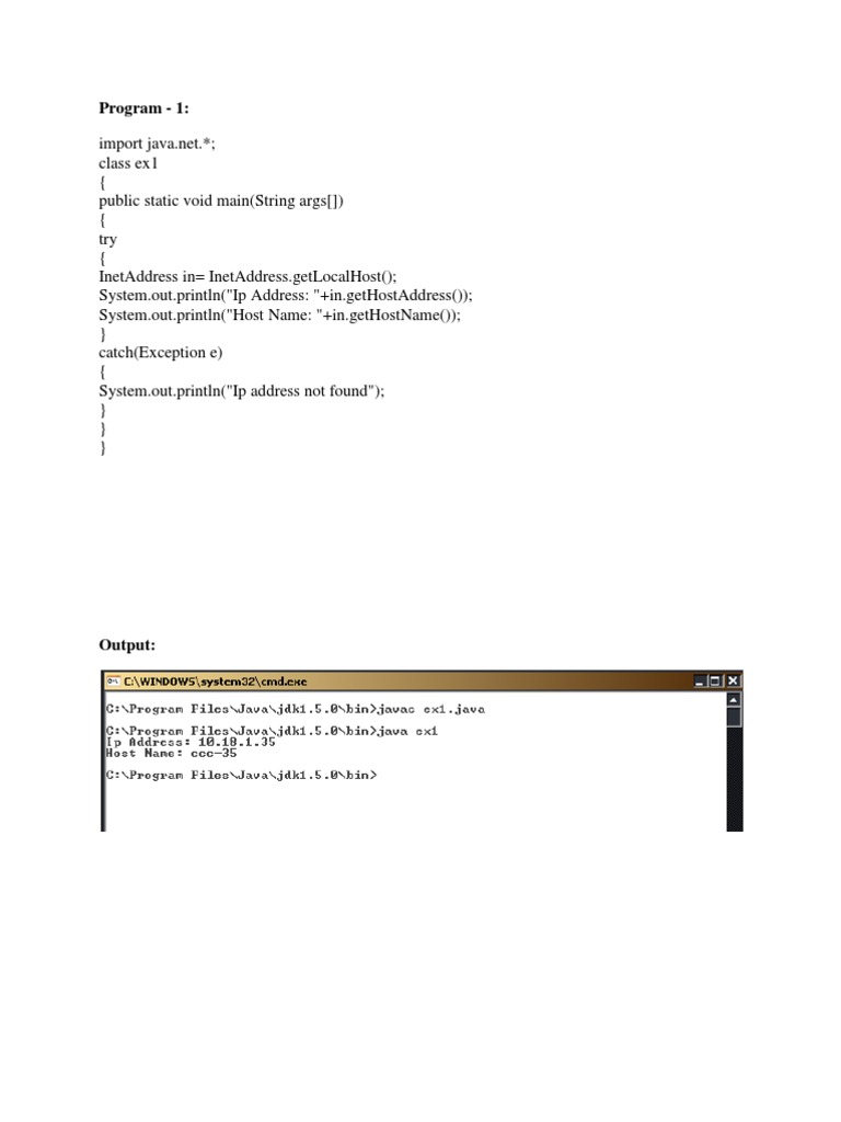 Java Networking Basics | PDF | Computers
