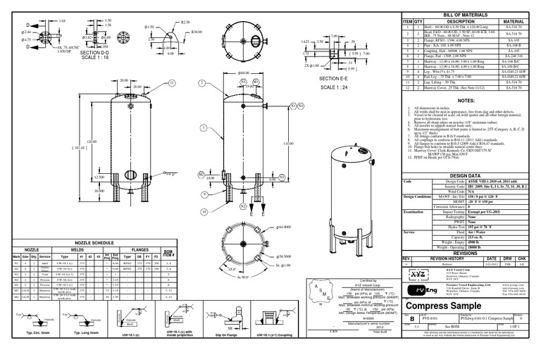 Vertical Compress Drawing | PDF