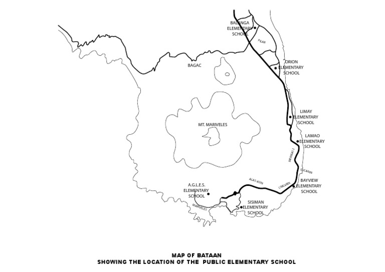 Map of Bataan | PDF