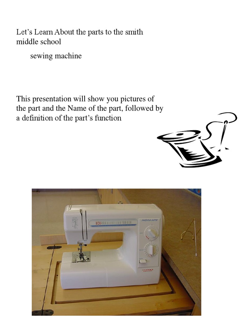 Sewing Machine Parts Definition | Reviewmotors.co
