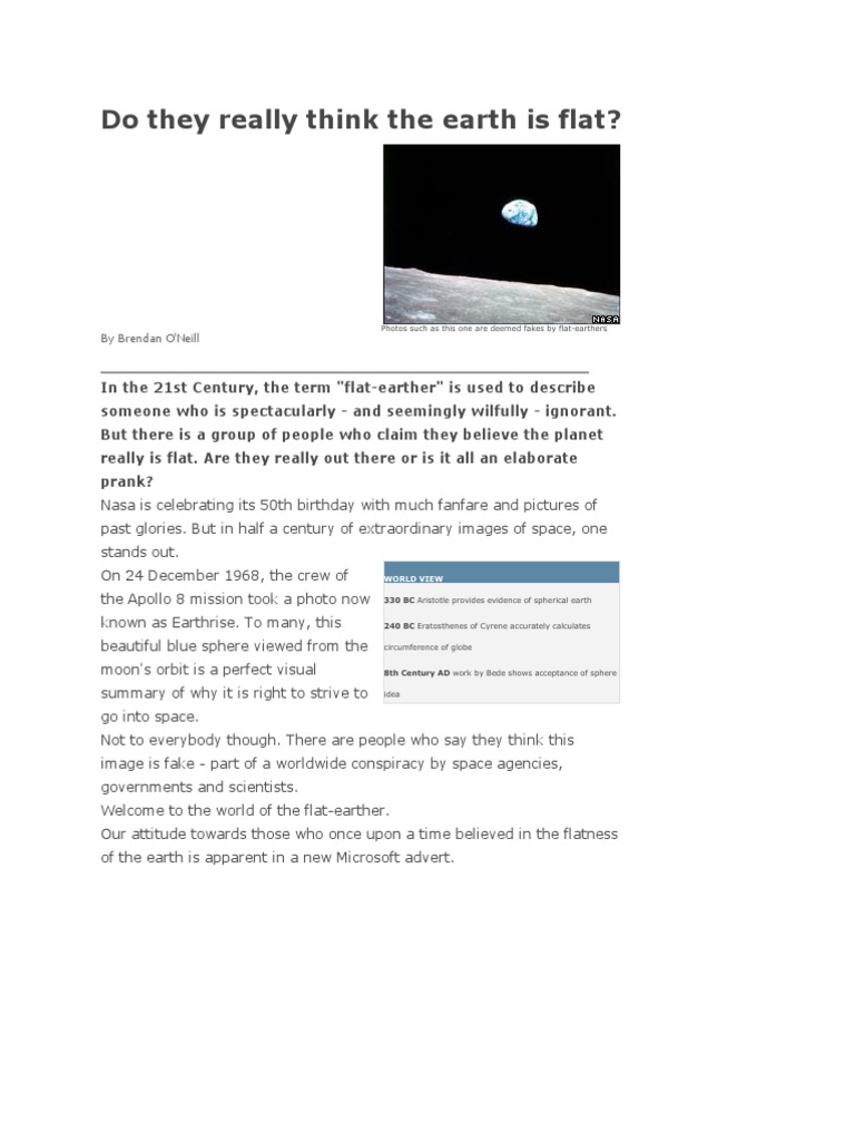 Exploring Modern Flat Earth Beliefs | PDF | Earth | Science