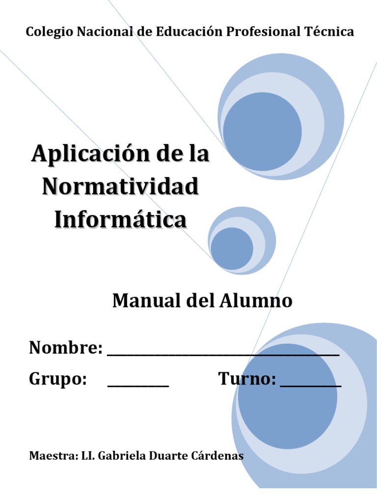 Aplicacion de La Normatividad Informática | PDF | Virus de computadora ...