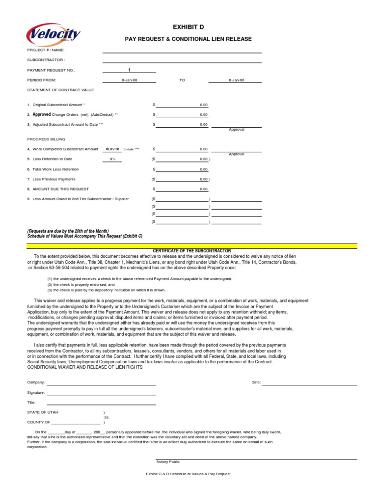Exhibit D | PDF | Private Law | Payments