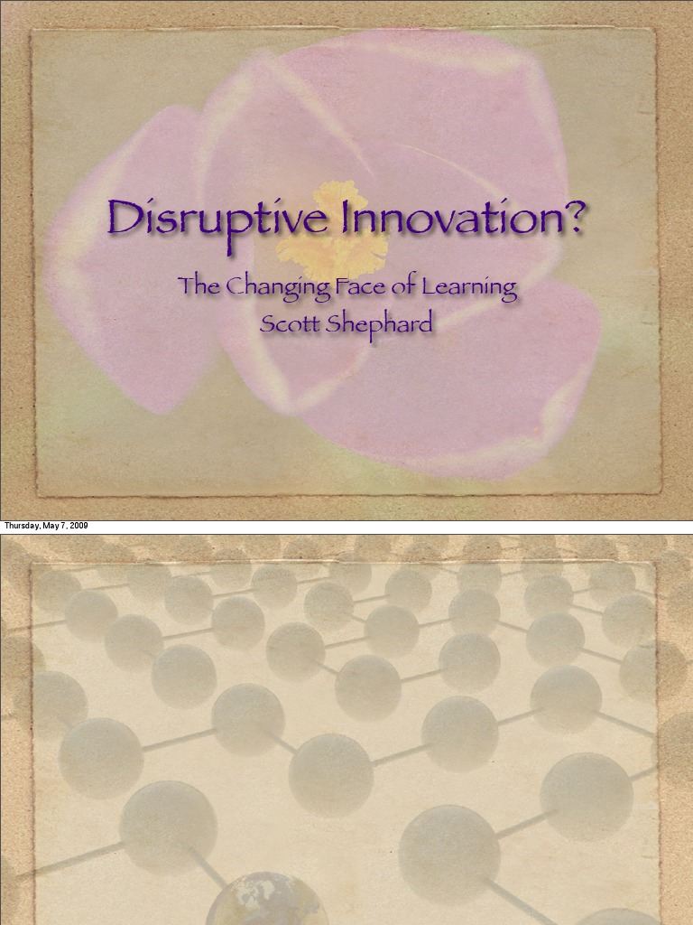 Disruptive Innovation in Education | PDF | Behaviorism | Psychology