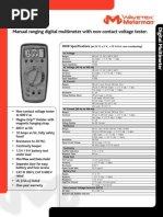 Digitech QM1529 Multimeter Manual | PDF