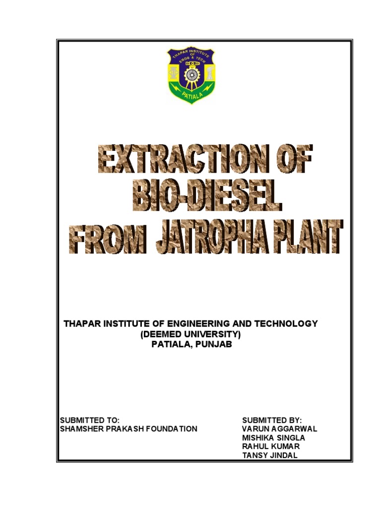 Fabrication Of Biodiesel Processor Pdf Diesel Fuel Biodiesel