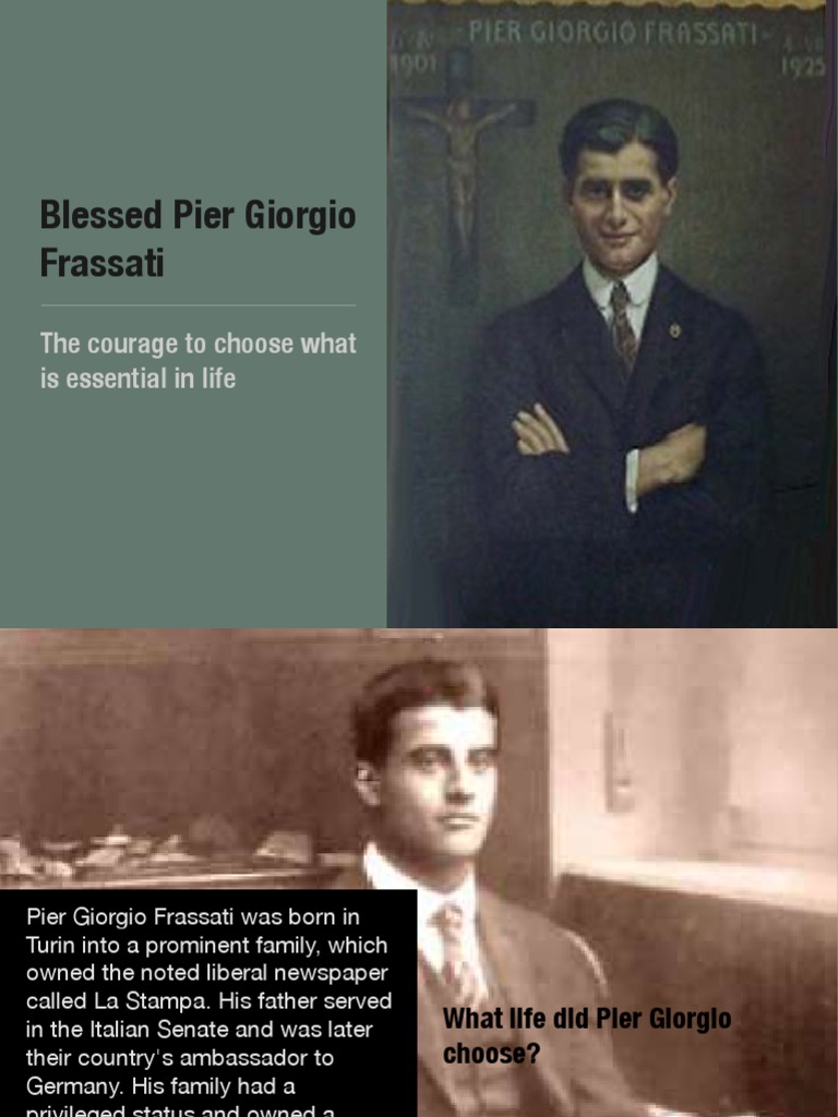 Blessed Pier Giorgio Frassati | Peace | Prayer