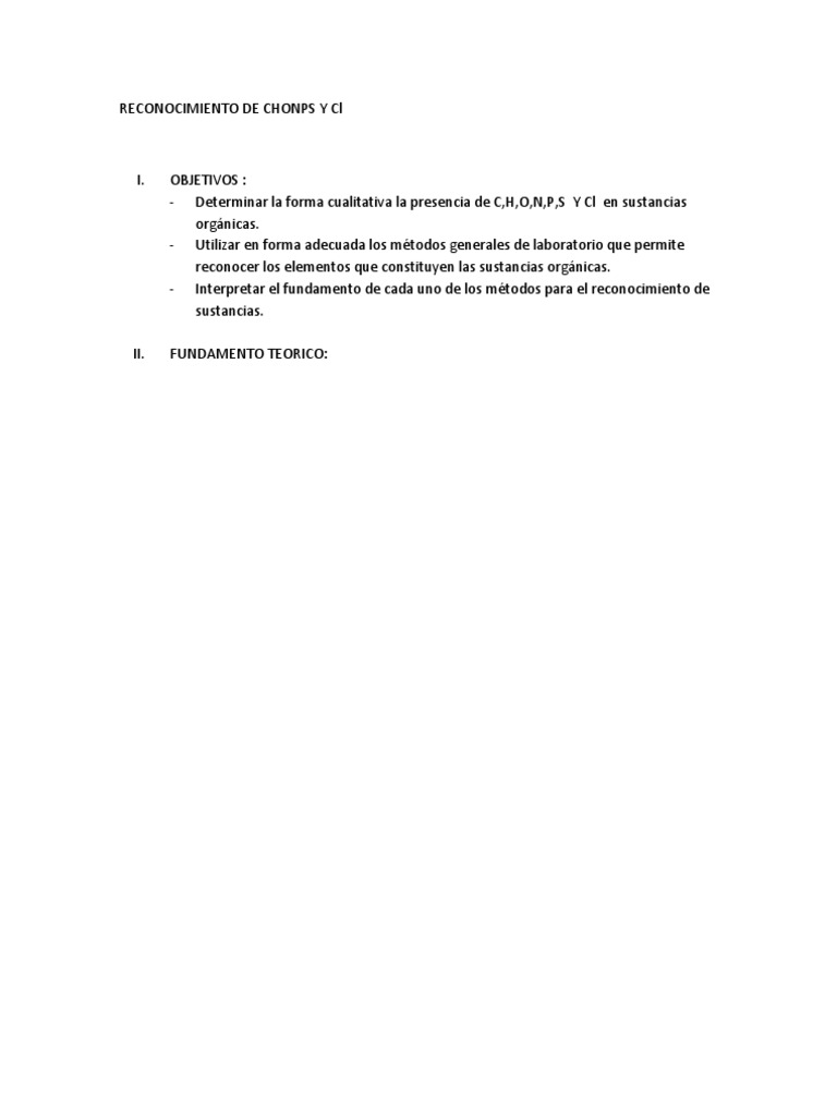 Reconocimiento de Chonps y CL | PDF