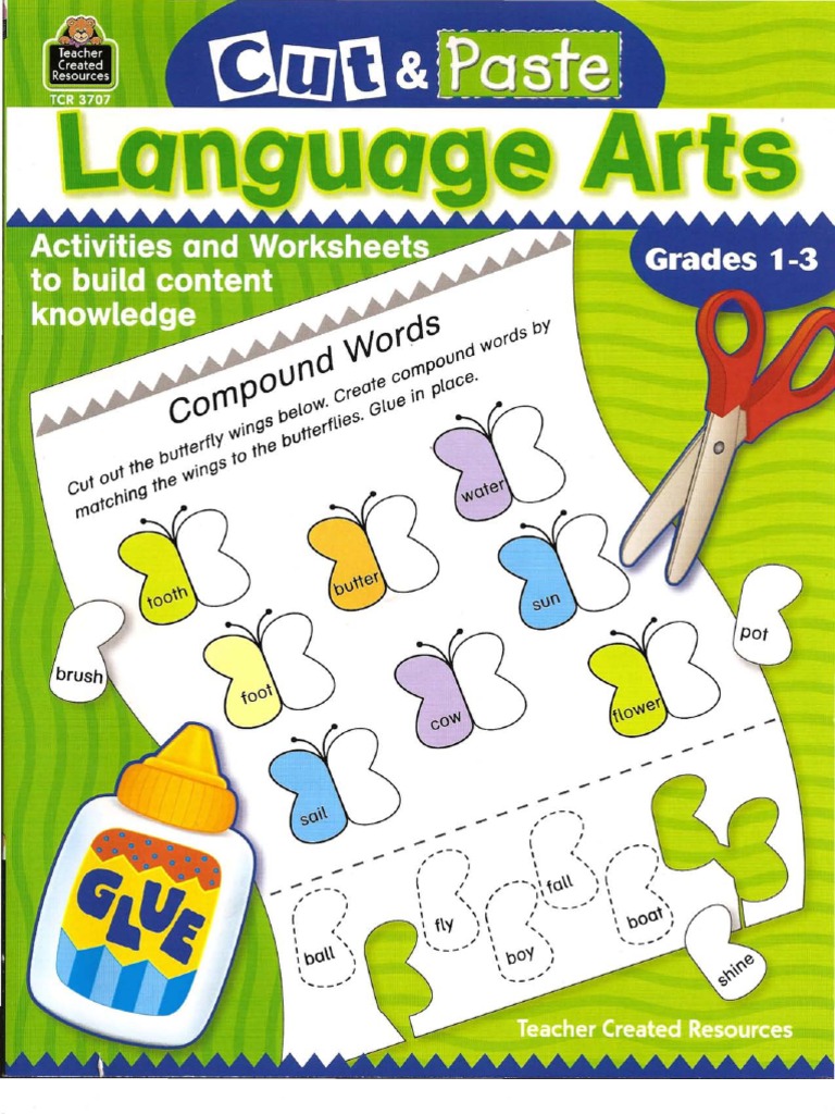 Cut&PasteG1 3 LanguageArts | PDF | Part Of Speech | Adverb