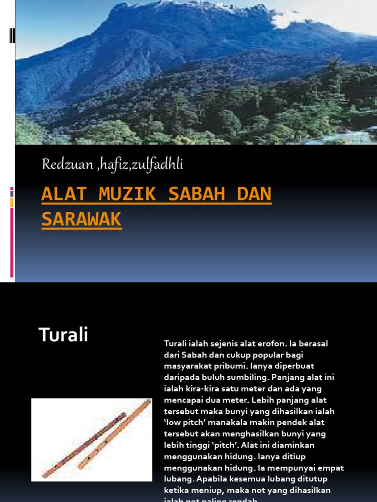 Alat Muzik Sabah Dan Sarawak | PDF