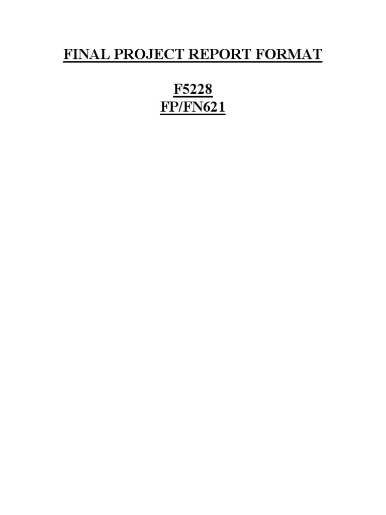 Project Report Format Malaysia | PDF | Input/Output | Hyperlink