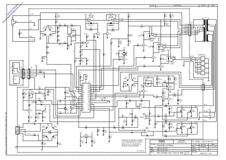 SMS 1200VA Nobreak Circuit Diagram | PDF