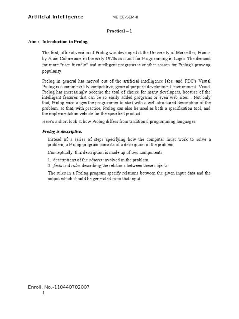 AI Practical Solution | PDF | Computer Programming | Areas Of Computer Science