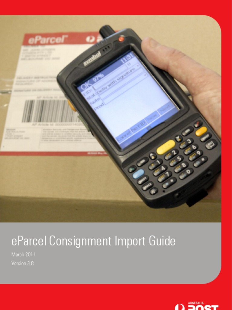 Eparcel Consignment Import Guide v3 8 | PDF | Comma Separated Values ...