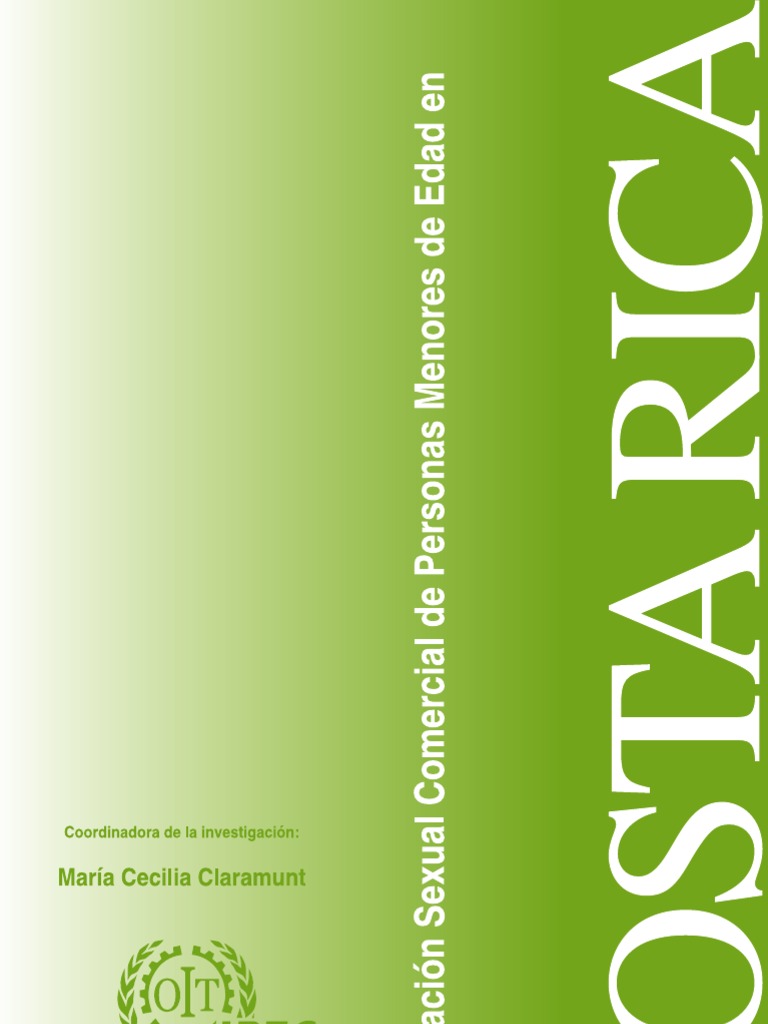 Oit - Esci de Personas Menores de Edad en Costa Rica | PDF | Costa Rica ...