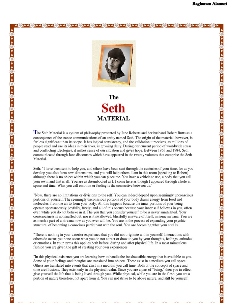 The Seth Material | PDF