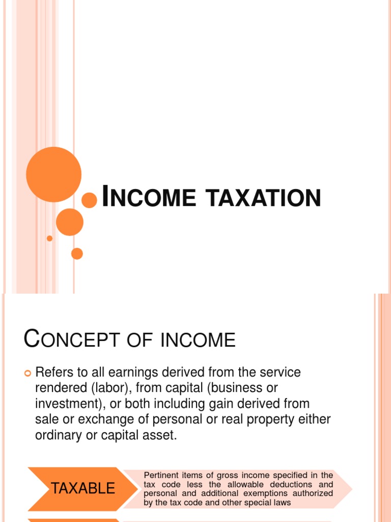 Income Taxation | PDF | Income Tax | Taxes