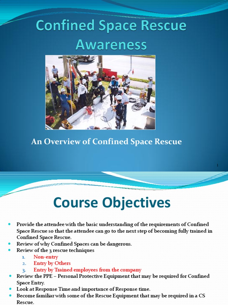 An Introduction to the Fundamentals of Confined Space Rescue ...