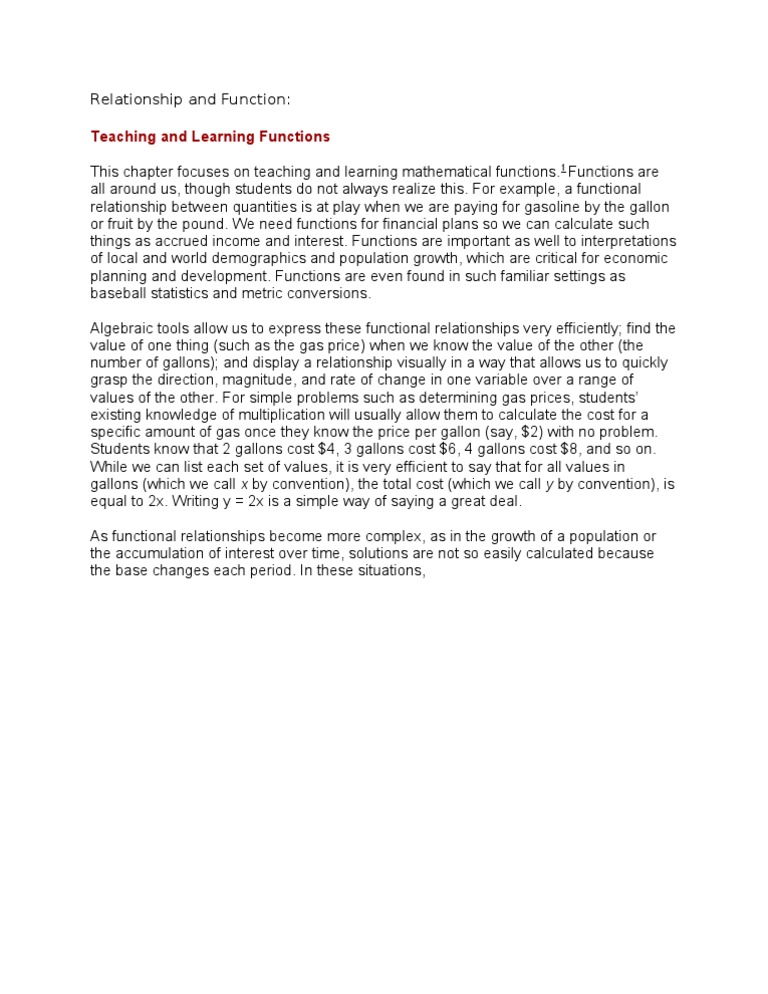 Understanding Mathematical Functions | PDF