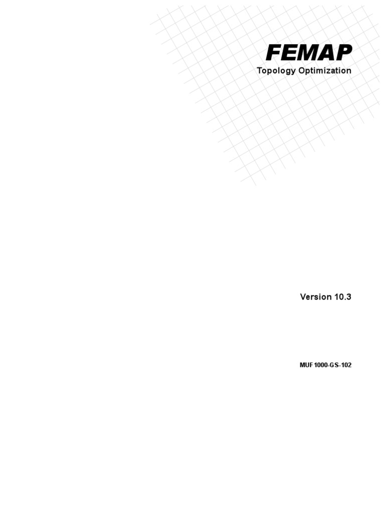 Femap Topology Optimization | PDF | Mathematical Optimization | Microsoft Windows